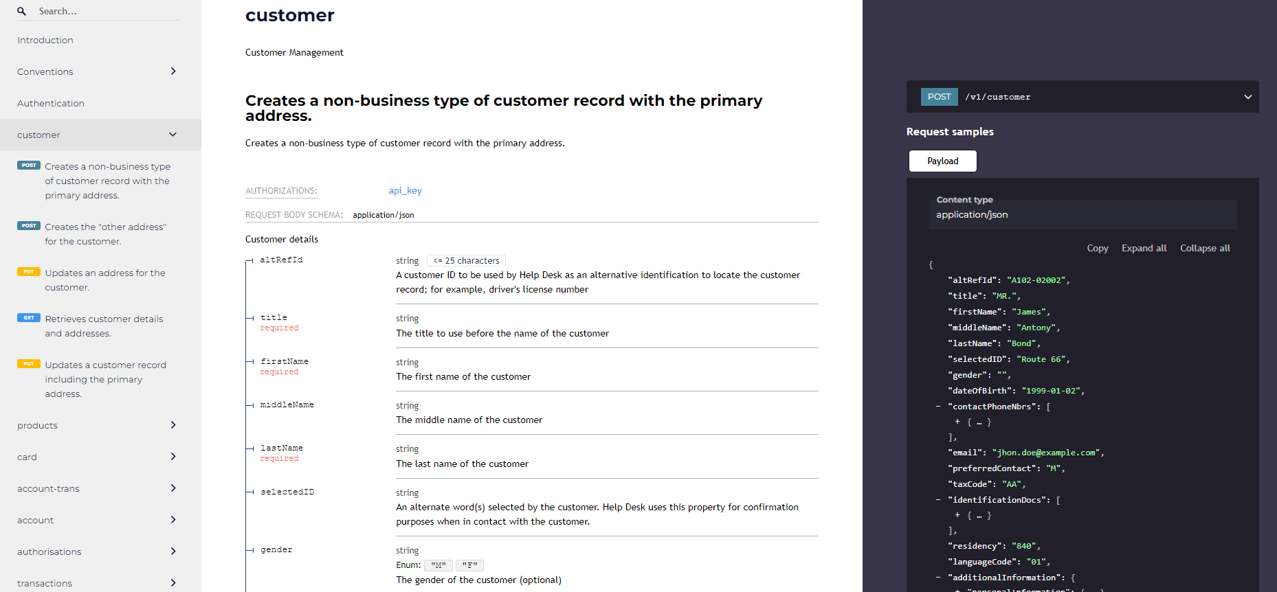 Developer Resources - Change Financial